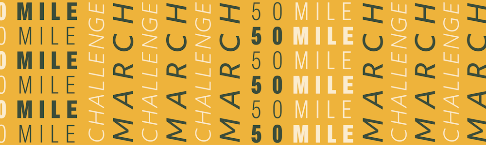 March 50 Mile Challenge on Global Run Club