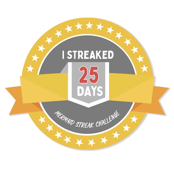 60 Mins A Day at the Mermaid Streak Challenge - 2024 on Sodisp
